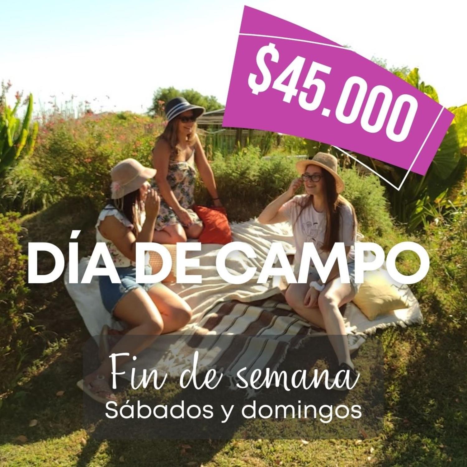 Domingo 27 de abril | DÍA DE CAMPO | ¡Reservá sólo con el 20% de seña ...