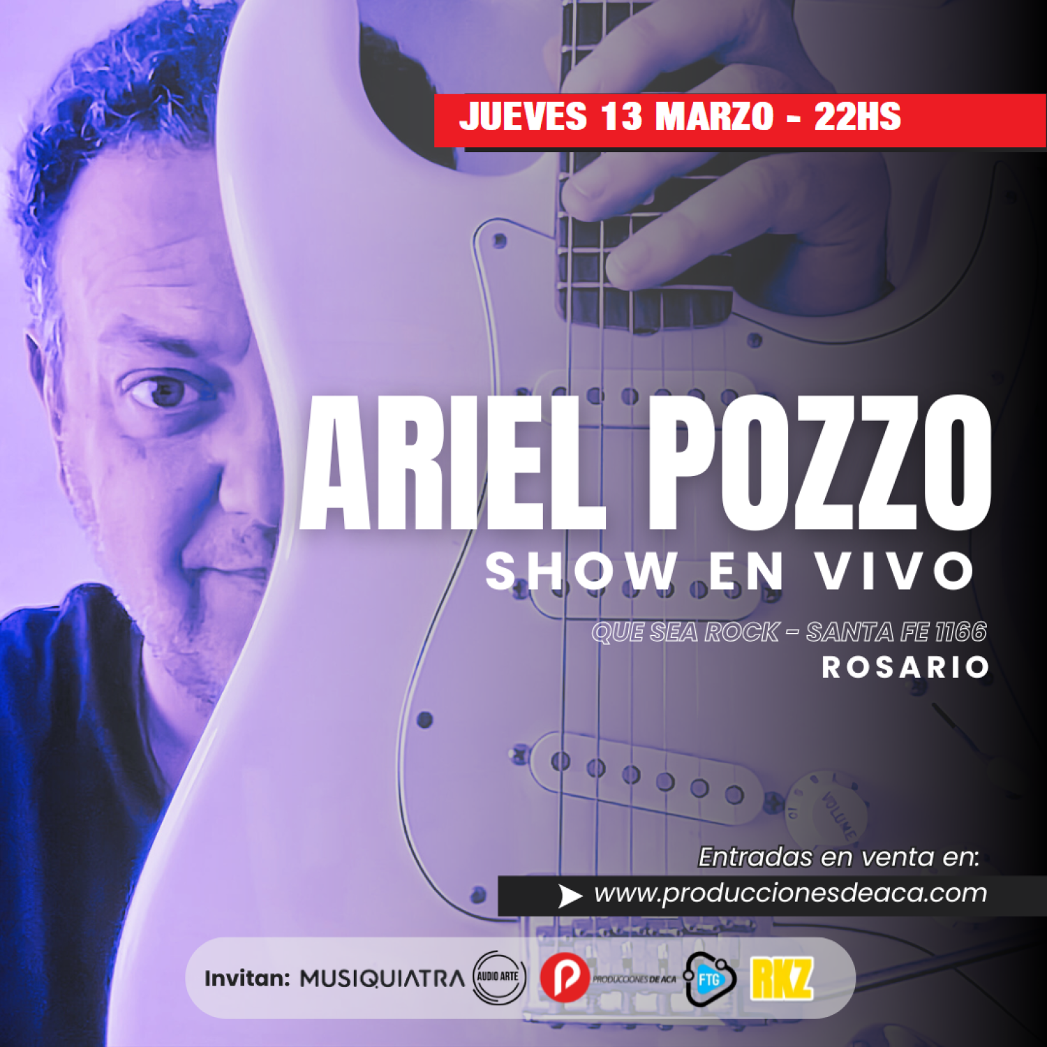 Ariel Pozzo Trio - Show en vivo - Producciones de Acá