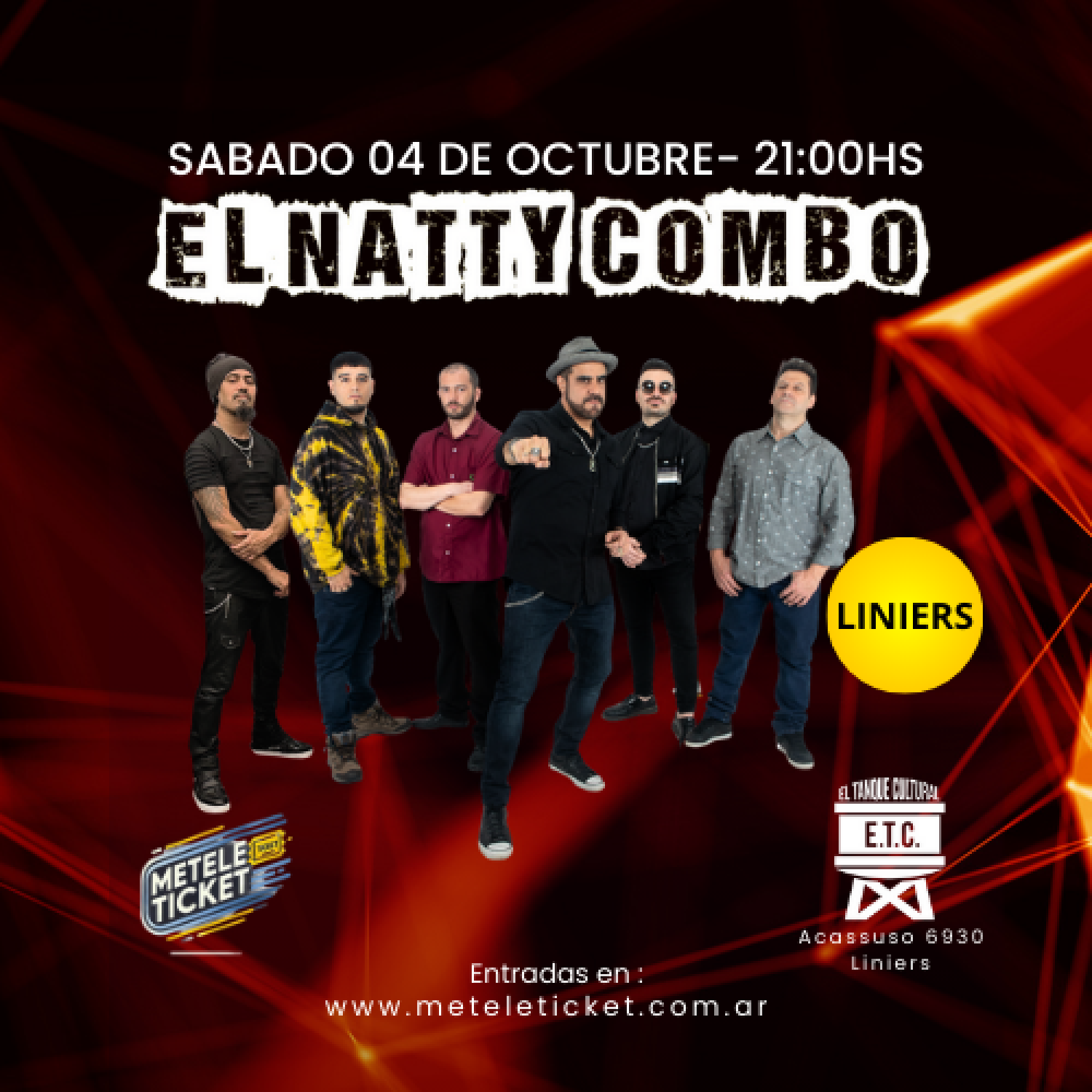 EL NATTY COMBO - MTL TICKET