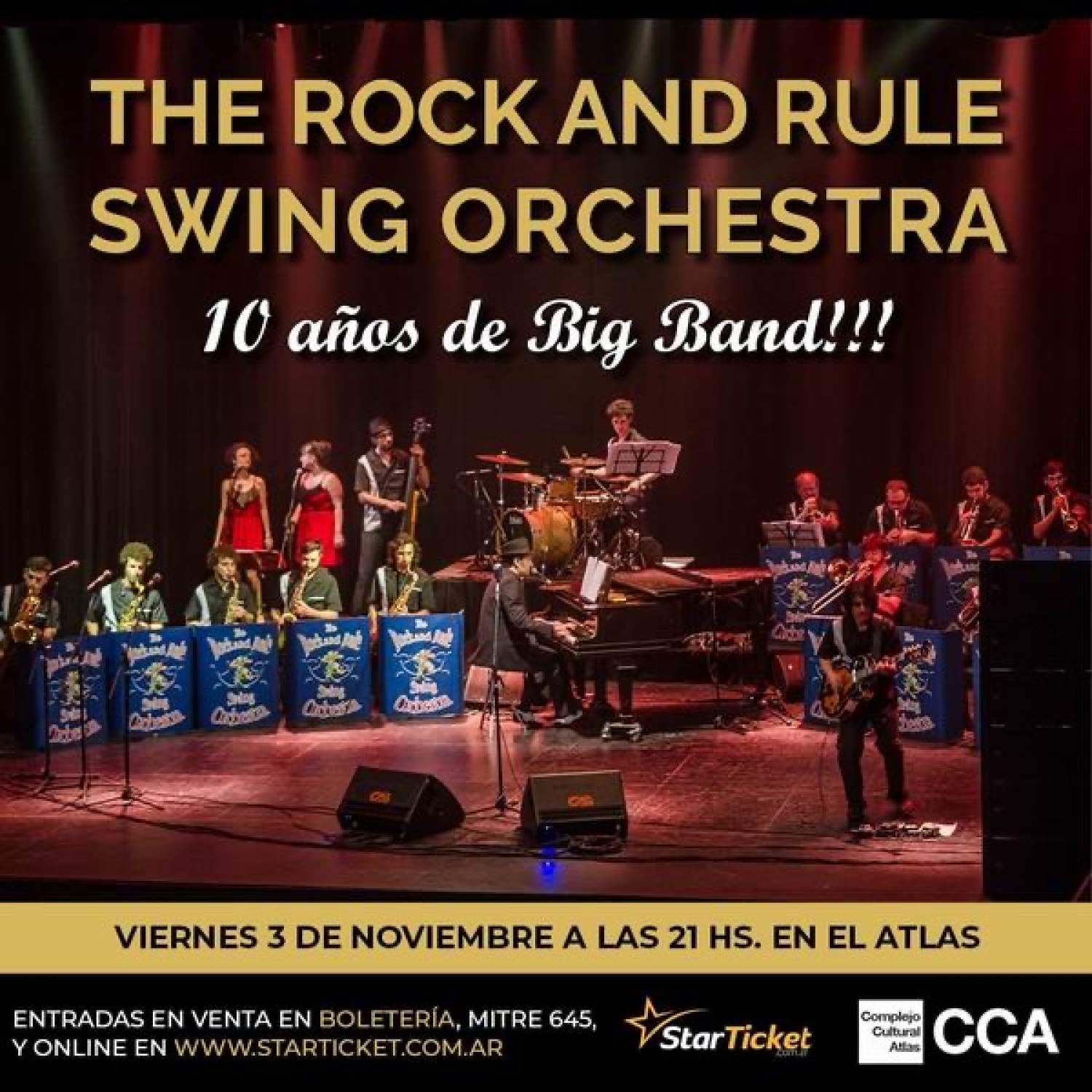 THE ROCK AND RULE SWING ORCHESTRA- 10 años de big band - StarTicket