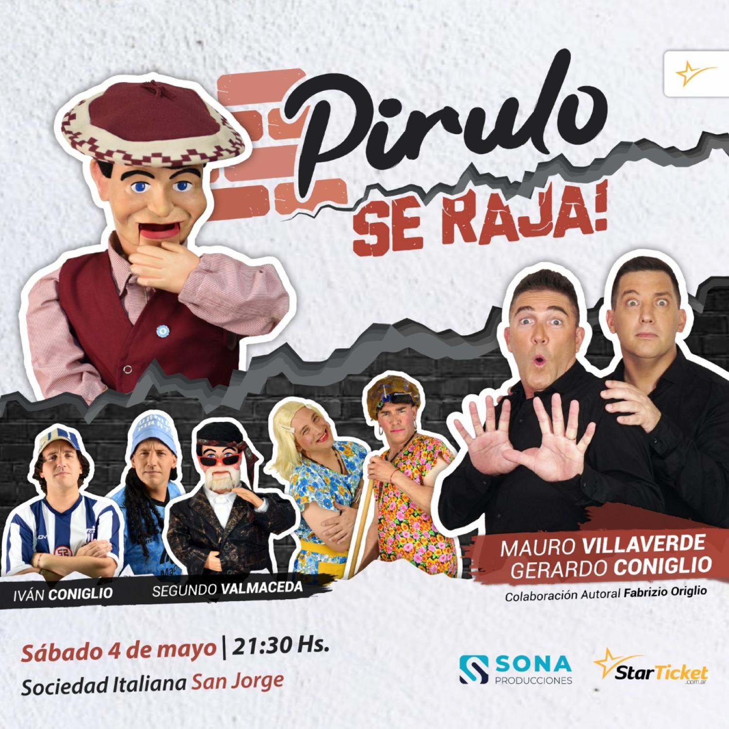 Pirulo -Se raja! - StarTicket