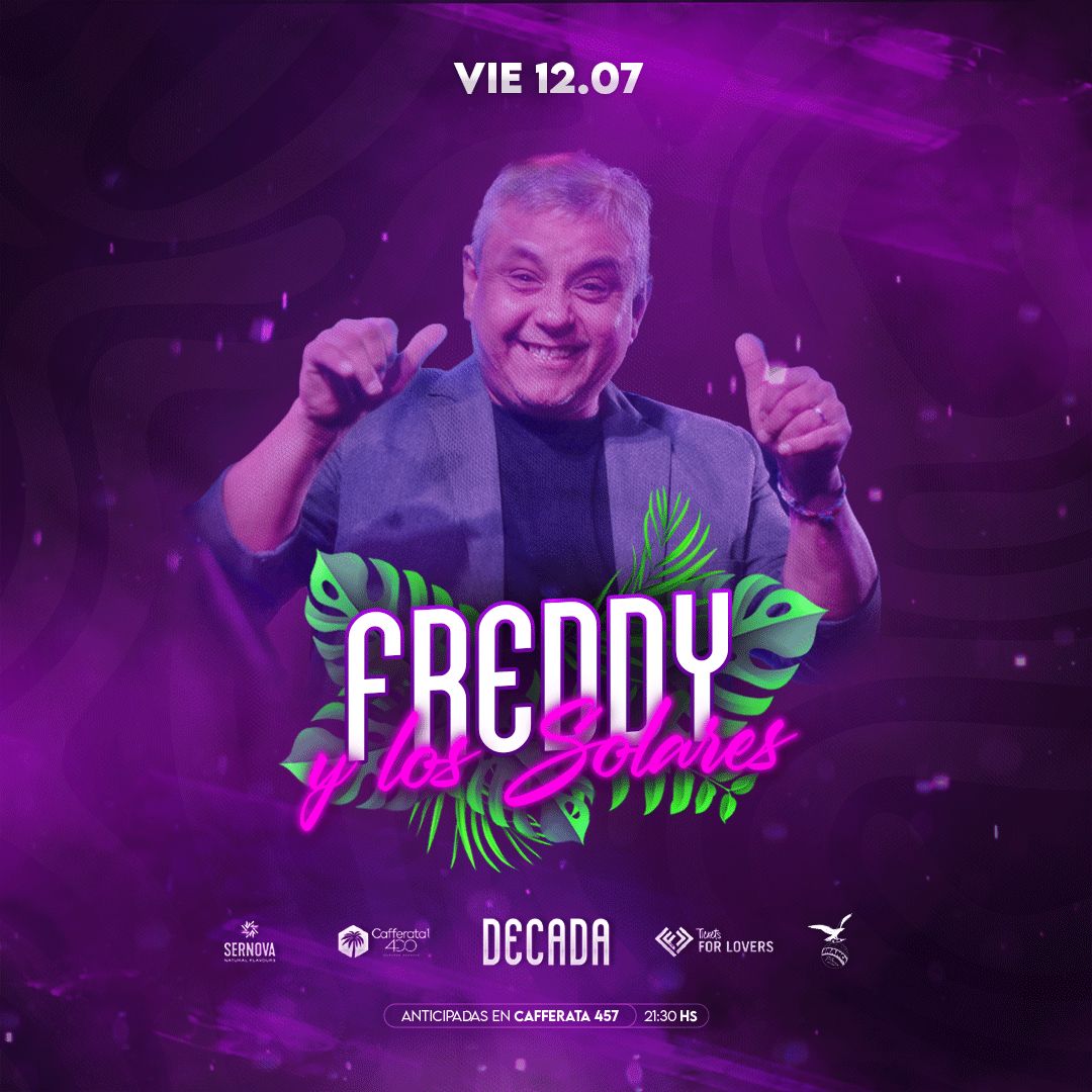 Show de Freddy y Los Solares - Tickets For Lovers