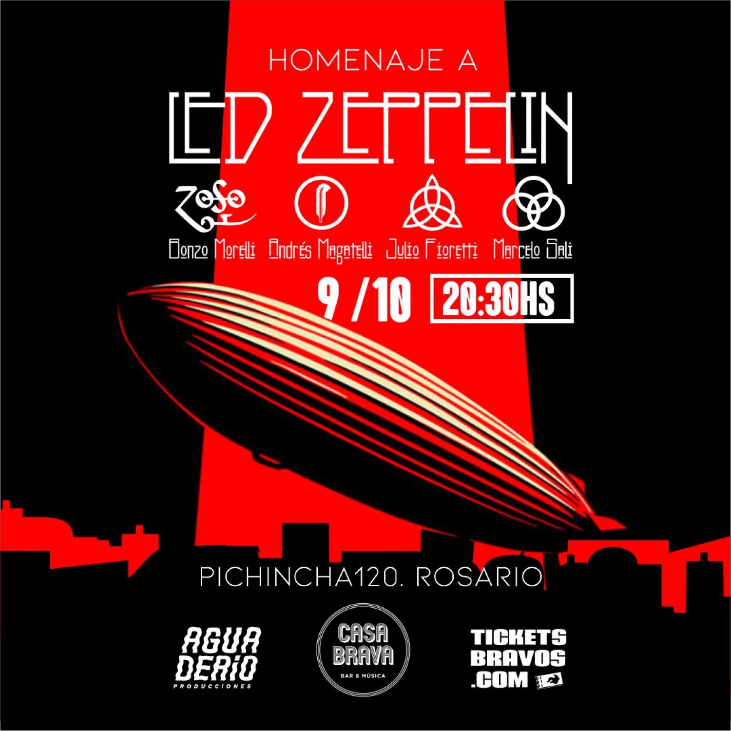 Homenaje a Led Zeppelin - Tickets Bravos