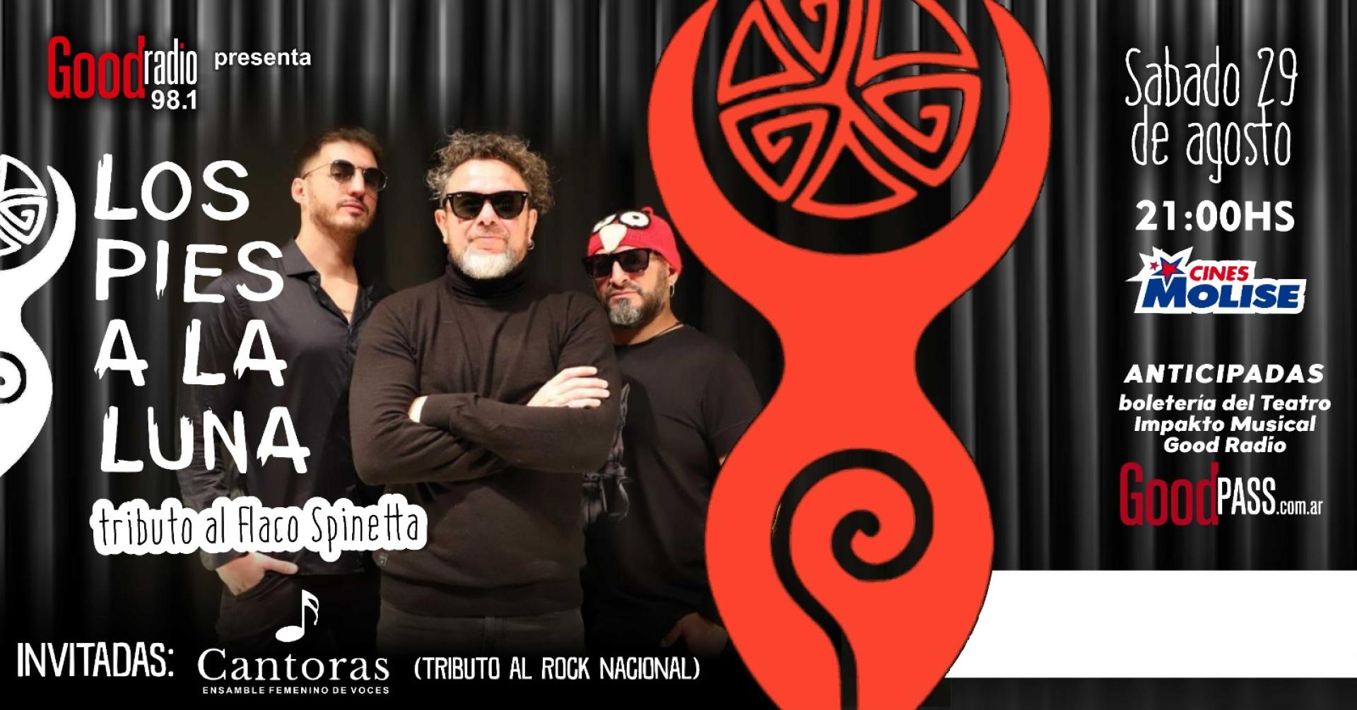 Tributo al "FLACO" SPINETTA por Pies a la Luna + Tributo al ROCK ...